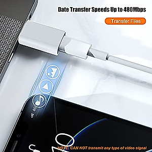 USB C Female to USB A Male Adapter,Compatible with Apple MagSafe Watch 7/8 to USB Wall Plug,Type-C to A Charger Cable Converter for iPhone 14 13 12 Mini Pro Max,iPad,Galaxy Note,Google Pixel 6 5 4XL