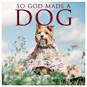 So God Made a Dog 2021 Wall Calendar