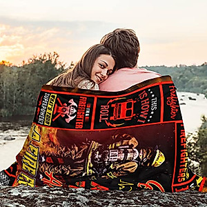 Firefighter Gifts for Men, Fire Department Gifts, Fire Fighter Gifts for Adults, Firefighter Birthday Party Decorations, Fireman Gifts for Men Firefighter Fathers Day Blanket 60x50 Inch