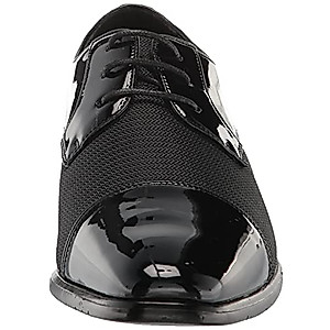 Stacy Adams Men's Pharaoh Cap Toe Oxford, Black, 12 Wide