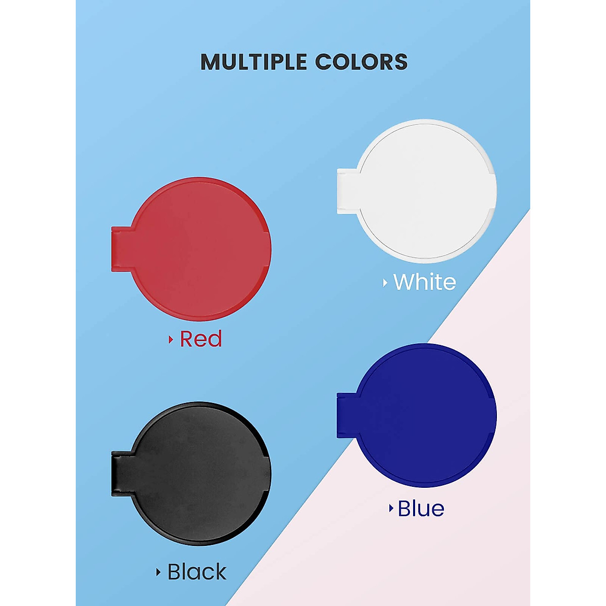 Compact Mirror Bulk, Round Makeup Mirror for Purse, Set of 24 (4-Color)