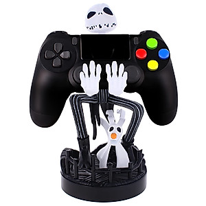 Exquisite Gaming Cable Guys: Disney/NBX Jack Skellington Phone Stand & Controller Holder - Officially Licenced Figure Medium