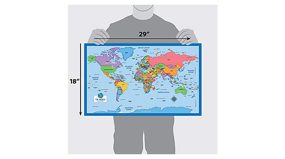 Explore the World with Kids Maps - 2 Pack Set