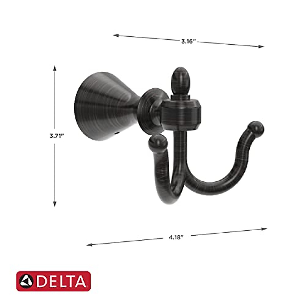 DELTA FAUCET Vessona Towel Hook, 1 per pkg