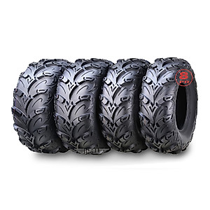 Full Set 25X8X12 25X10X12 8PR Mud Sling ATV tires fit for 14-20 Honda PIONEER 700