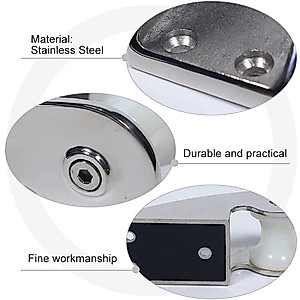 TANFEI Stainless Steel Anchor Chain Guide Wheel, Bow Anchor Roller for Yacht Docking Accessories