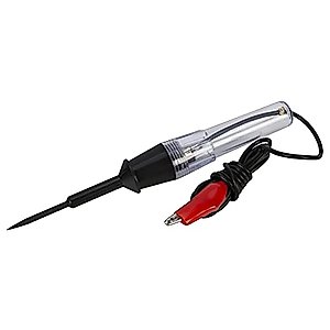 Performance Tool W2975C Deluxe Tester (12 Volt) With 3-Inch Probe, Black/Red