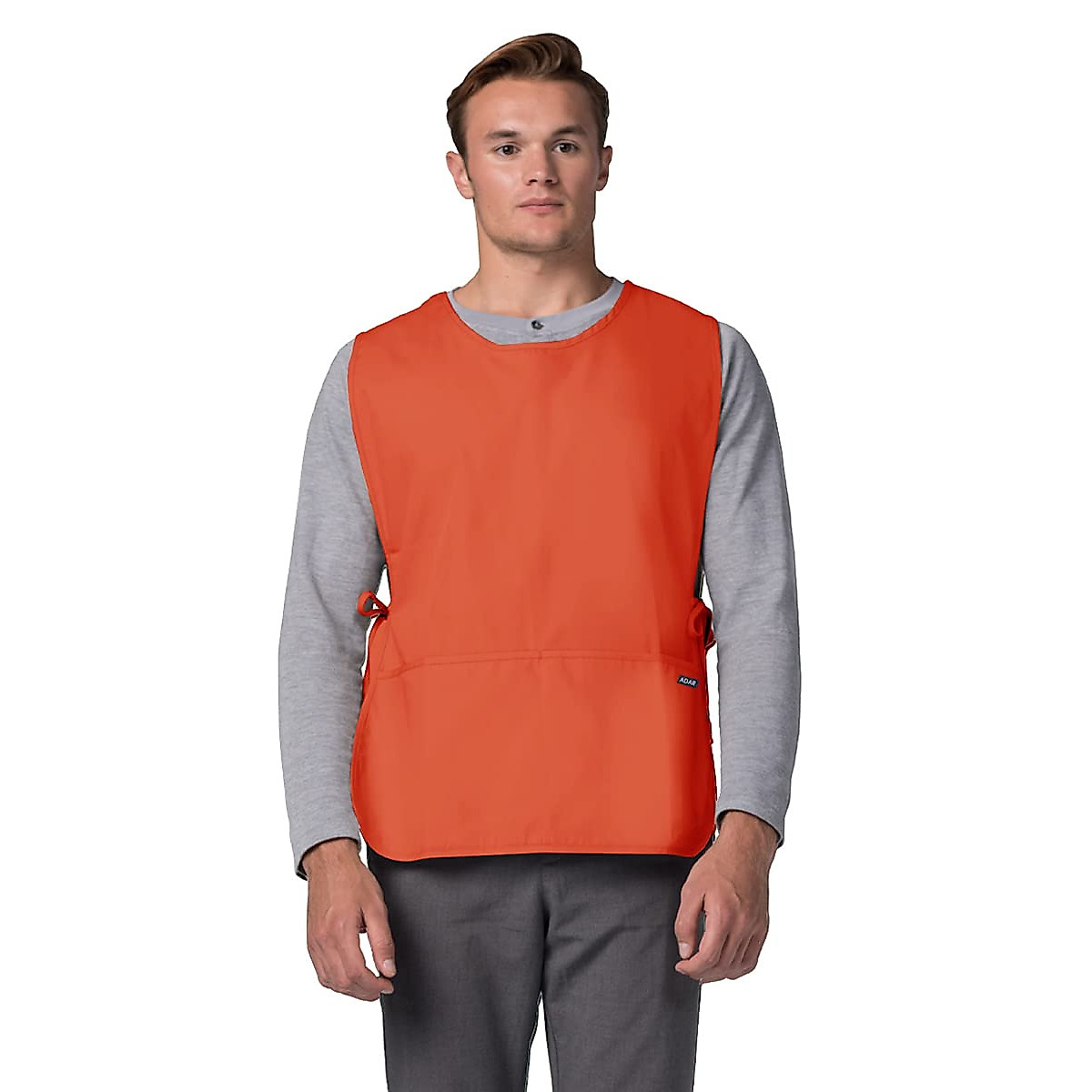 Adar Universal Cobbler Apron - Unisex Cobbler Apron - 702 - Mandarin Orange - X-Large