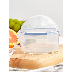 2Pack Onion Storage Container,Reusable Onion Saver Container Refrigerator Vegetable Crisper,Clear Produce Saver Containers,Portable Fruit and Vegetable Food Storage
