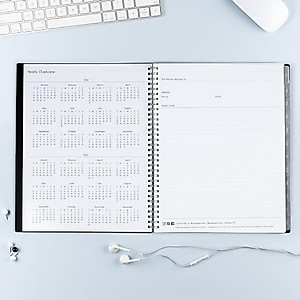 Blue Sky 2024 Weekly and Monthly Planner, January - December, 8.5" x 11", Flexible Cover, Wirebound, Enterprise (144725)