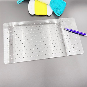 Clear Acrylic Sashiko Stencil, Sashiko Embroidery Pattern for Hand Quilting and Embroidery (Pattern C)