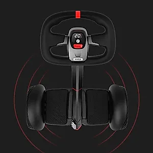 Segway Ninebot S-Max Smart Self-Balancing Electric Scooter, Dual 432W Motor, Max 23.6 Miles Range & 12.4MPH, Hoverboard with LED Light, Compatible with Gokart kit, Large