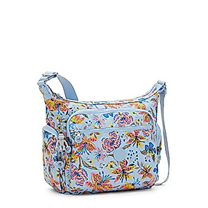 Kipling Women's Gabbie Crossbody, Lightweight Everyday Purse, Casual Shoulder Bag, Wild Flowers