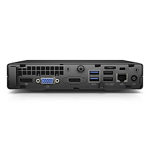 HP Mini PC 800 G1 Elitedesk Micro Desktop Computers Renewed,Intel Quad Core i5 up to 3.0GHz, 8GB Ram 256GB SSD, WiFi, VGA, Keyboarb & Mouse Included, Windows 10 Pro