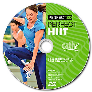 Cathe Perfect 30 Perfect HIIT Exercise DVD - Use These Two Time Efficient Workouts for Cardio Fitness, Aerobics,HIIT Workout Training, and Enjoy The Afterburn Effect