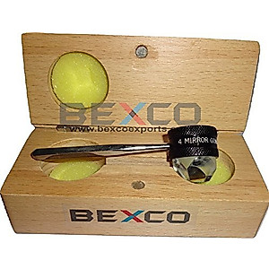 BEXCO 4 Mirror Black Gonioscope with Handle/Four Mirror Gonio Lenses