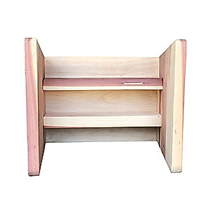 Vundahboah Amish Goods Cedar One Step Stool (Straight Leg Style)