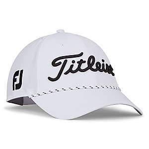 Titleist Womens Tour Breezer Golf Hat Baseball Cap, White/Black