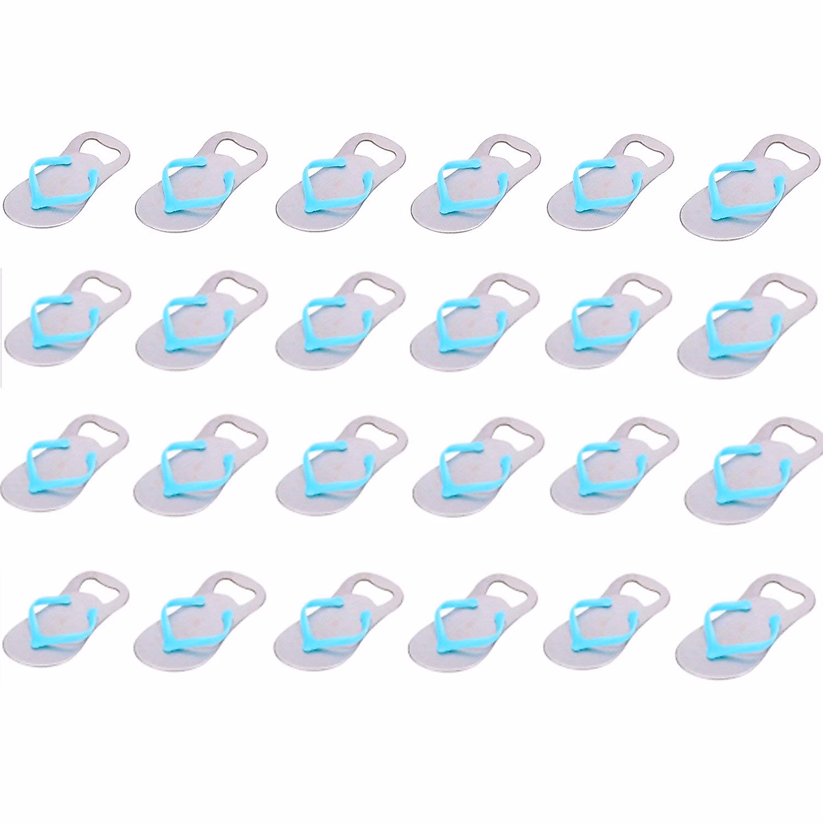 Flever Slipper Shaped Red Wine Beer Bottle Cap Opener (24, Blue)