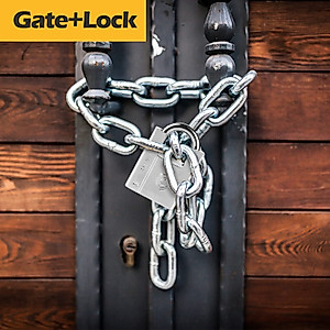 Bike Chain Lock, Cannot Be Cut with Bolt Cutters Or Hand Tools, Premium Case-Hardened Security Chain for Motorcycles, Bike, Generator, Gates,Outdoor Furniture