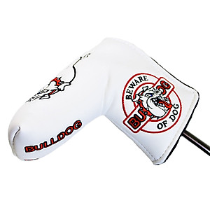 Bulldog Putter Cover Magnetic Headcover for Scotty Cameron Taylormade Odyssey Blade