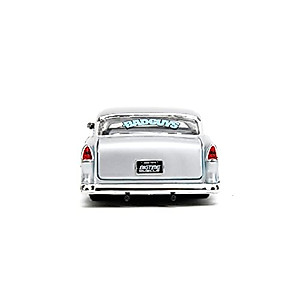 Big Time Muscle 1:24 1955 Chevrolet Bel-Air Die-Cast Car, Toys for Kids and Adults(Light Blue)