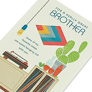 American Greetings Birthday Card For Brother (Good Time When We're Together)