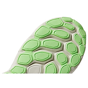 New Balance Women's Fresh Foam X More V4 Running Shoe, Bleach Blue/Green Aura/White, 13 Wide