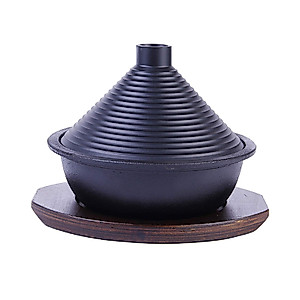 KTYX Tagine Pot Moroccan Cast Iron - Tajine Casserole Slow Cooker - Tajines Cooking Pot Sets for Cooking Nonstick - Le Creuset Outlet Gifts for Mom (Size : 28CM)