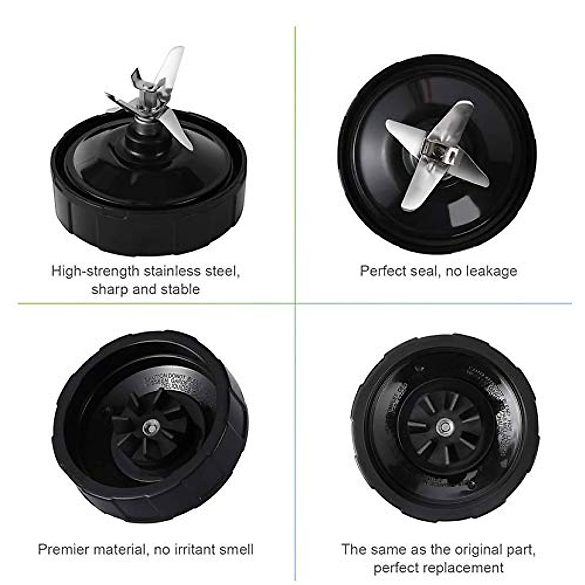 7 Fins Blender Replacement Parts Ninja Blender Blade, ninja blade replacement Part for Ninja Blender Cups Compatible with Ninja Auto iQ BL450-30 BL642-30 BL480 BL488W BL640 BL642 BL680A ect.