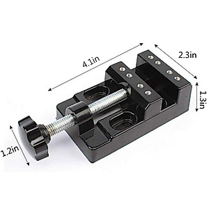 BUYSK Mini Bench Vice Clamp Mini Flat Clamp Opening Parallel Table Vise for Watch Repairing Sculpture Craft Jewelry DIY Carving Tool