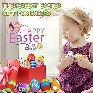 Montessori Toys for Babies 3 Months+, Baby Balls 3 to 12 Month for Babies & Toddlers 3M+, Textured Multi Ball Set Colorful & Soft Squeezy Sensory Toys. Stress Relief Balls for Infant (4 Pack)