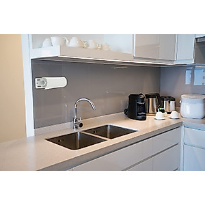 DecorRack Wall Mount Paper Towel Holder for Kitchen and Bath, Flexible Shatterproof -BPA Free- Plastic, Vertical or Horizontal Mount, Under Cabinet Folding Dispenser, Includes 2 Screws, White (1 Pack)