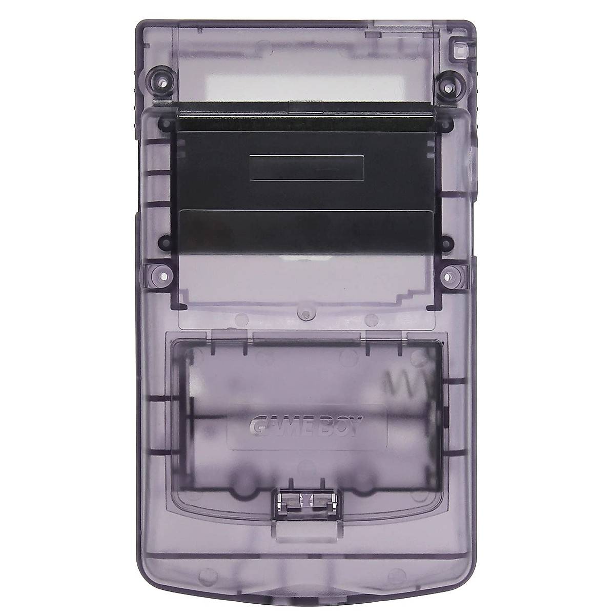 OSTENT Full Housing Shell Case Cover Replacement for Nintendo GBC Gameboy Color Console - Color Clear Purple