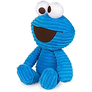 GUND Sesame Street Official Cuddly Corduroy Cookie Monster Muppet Plush, Premium Plush Toy for Ages 1 & Up, Blue, 10.5”