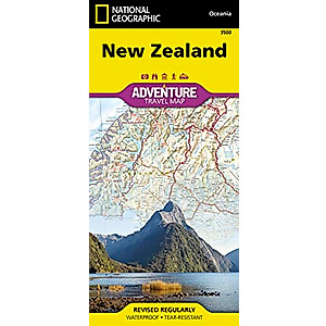 New Zealand Map (National Geographic Adventure Map, 3500)