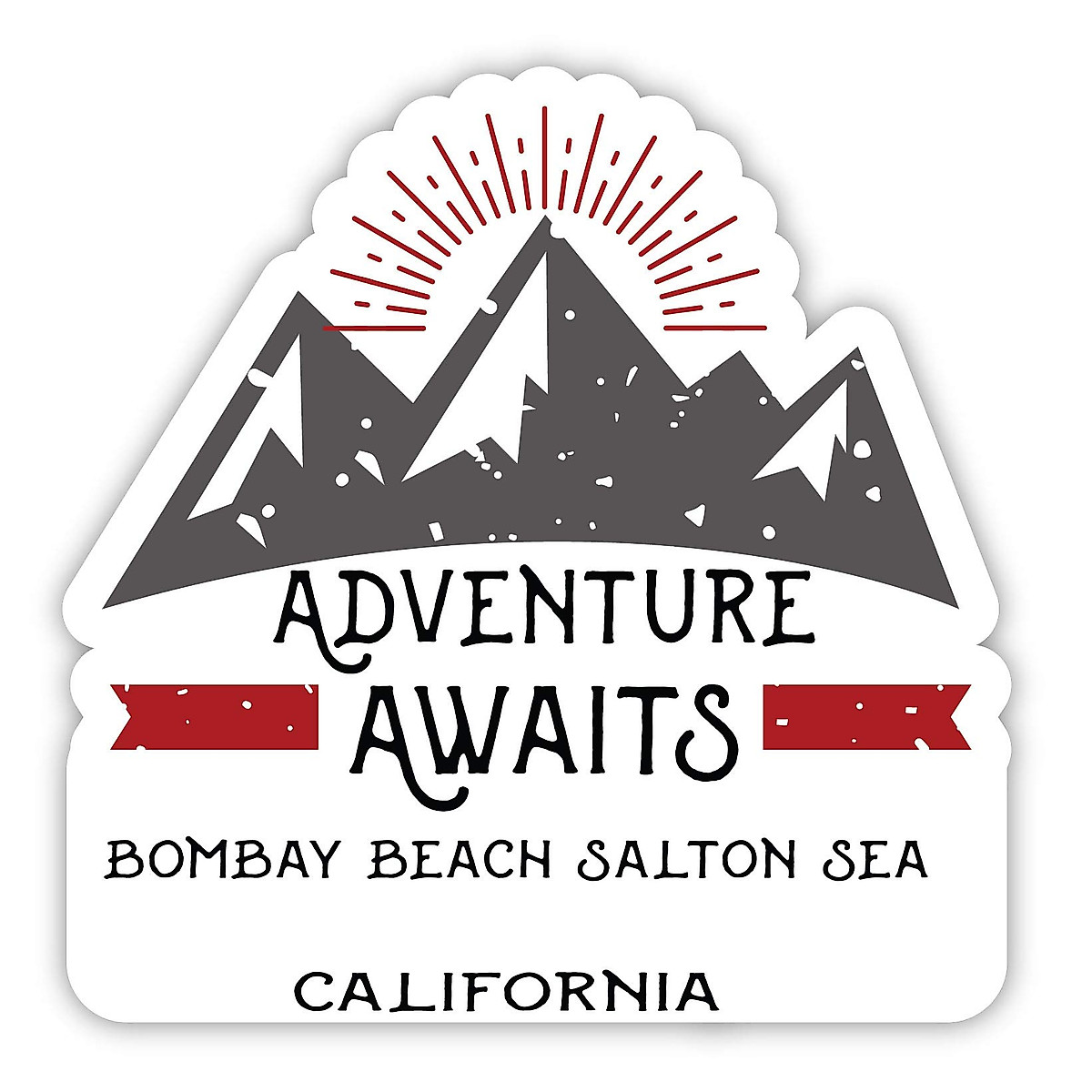 Bombay Beach Salton Sea California Souvenir 4-Inch Fridge Magnet Adventure Awaits Design