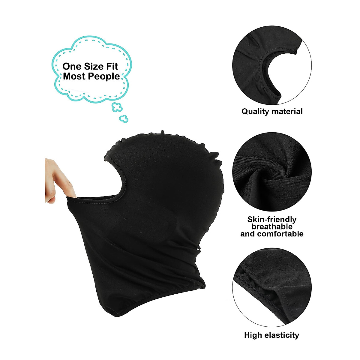 12 Pieces Sun Protection Balaclava Full Face Cover Sun UV Protection Face Protective Cover for Outdoor Sports (Popular Color,Popular Style)