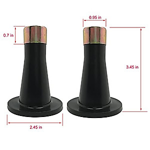 Kings Brand Furniture Plastic Bed Frame Glide Legs to Replace Wheels (Set of 6 Glides)