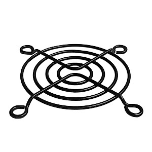 80mm Black Fan Grill (10 Pack)