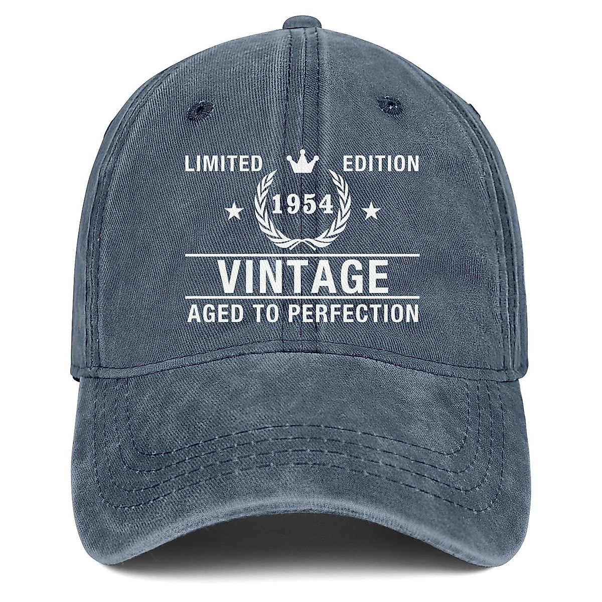 70th Birthday Gifts for Men Hats Vintage 1954 Blue Baseball Cap