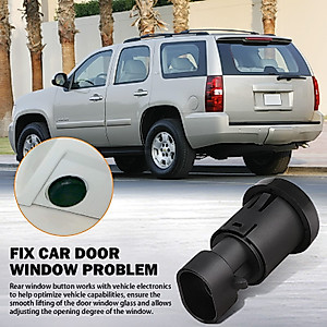 Rear Window Switch Button for Chevy Tahoe Suburban Cadillac Escalade GMC Yukon 2007 2008 2009 2010 2011 2012 2013 2014 Liftgate Window Glass Release Switch Back Window Open Button D1994E 15798062