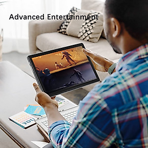 YUMKEM Tablet 10.1 inch, 4GB RAM 64GB Storage, Android 11 Go, 10 inch Android Tablets, 1280 X 800 IPS HD Display, Large Battery, Dual Camera, WiFi Only, Grey