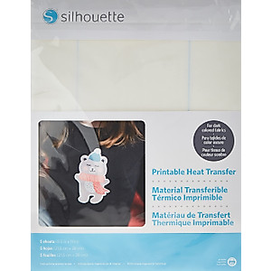 Silhouette America Silhouette Heat-Print-DK Printable Heat Transfer Material for Dark Fabrics