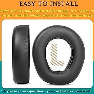 TaiZiChangQin Q400 Ear Pads Ear Cushions Earpads Memory Foam Replacement Compatible with JBL Quantum 400 Wired Over-Ear Gaming Headphone (Protein Leather)