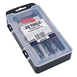 AB Tools-Neilsen M12 x 1.25mm Thread/Tap Repair Cutter kit helicoil 15pc Set Damaged Thread