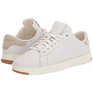 Cole Haan Women's Grandpro Tennis Sneaker, Optic White/Optic White, 8.5 Narrow