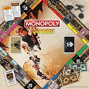 Monopoly® The Goonies | Based on The 80s Adventure Classic Film | Collectible Monopoly Game Featuring Familiar Locations and Iconic Moments