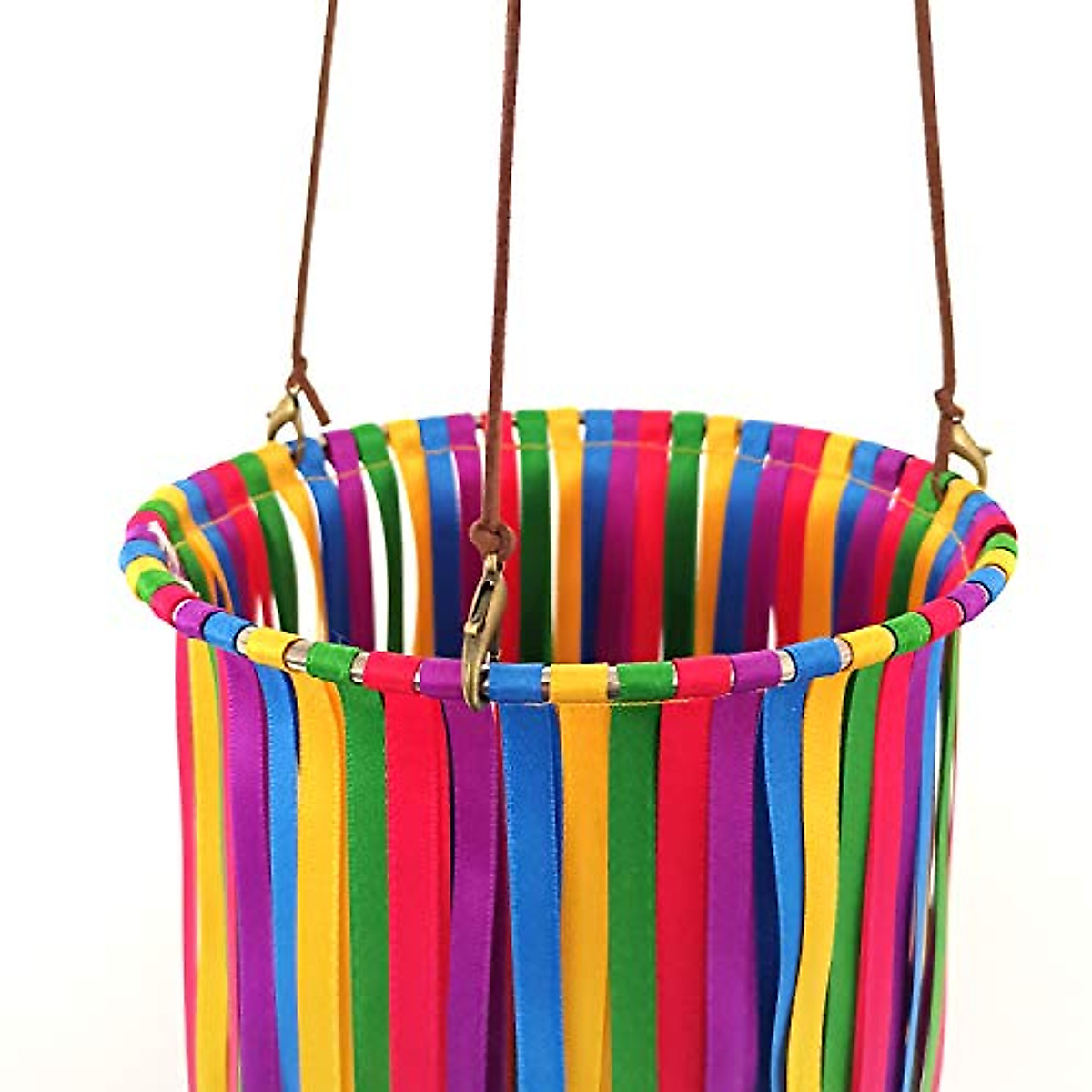 Satin Ribbon Windsock Streamer, Outdoor Decorations for Your Patio, Garden, Yard, Dock and Camper, 41-Inch, WS41-01