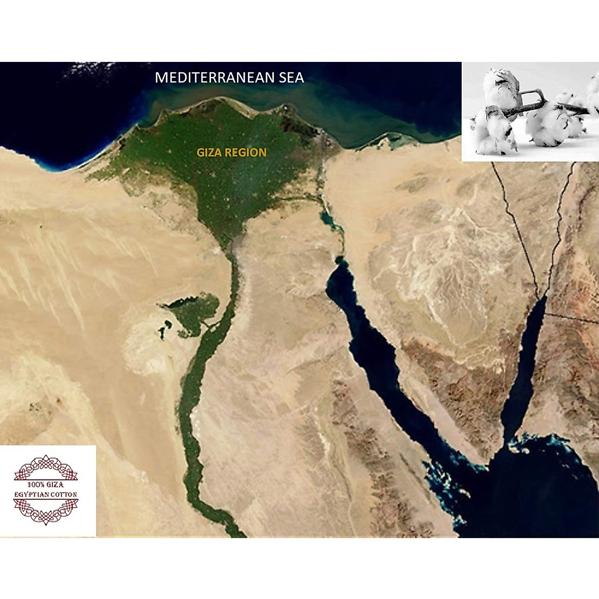 Femini Fashion My Egyptian Giza Cotton Sheets King Size, 16 Inches Extra Deep Pocket, 100% Giza Long-Staple Giza Cotton Bedsheet Soft Breathable Dream Sheets - Light Grey